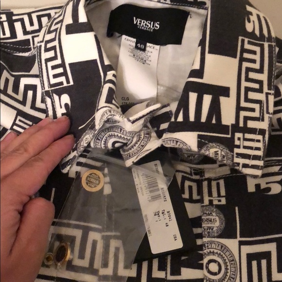 Versus Versace | Jackets & Coats | Versace Versus Power Denim Jacket ...